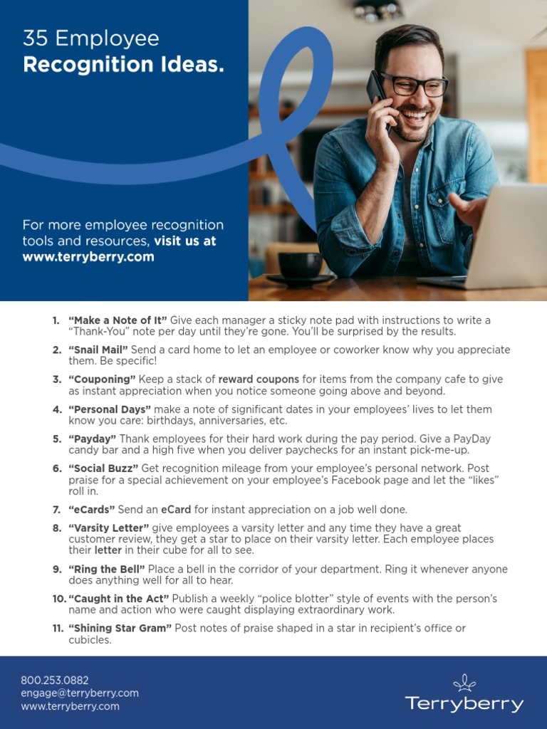35 Employee Recognition Ideas | PDF