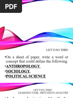 Ucsp Reviewer Chapter 1-2 in Grade 11 | PDF | Anthropology | Identity ...