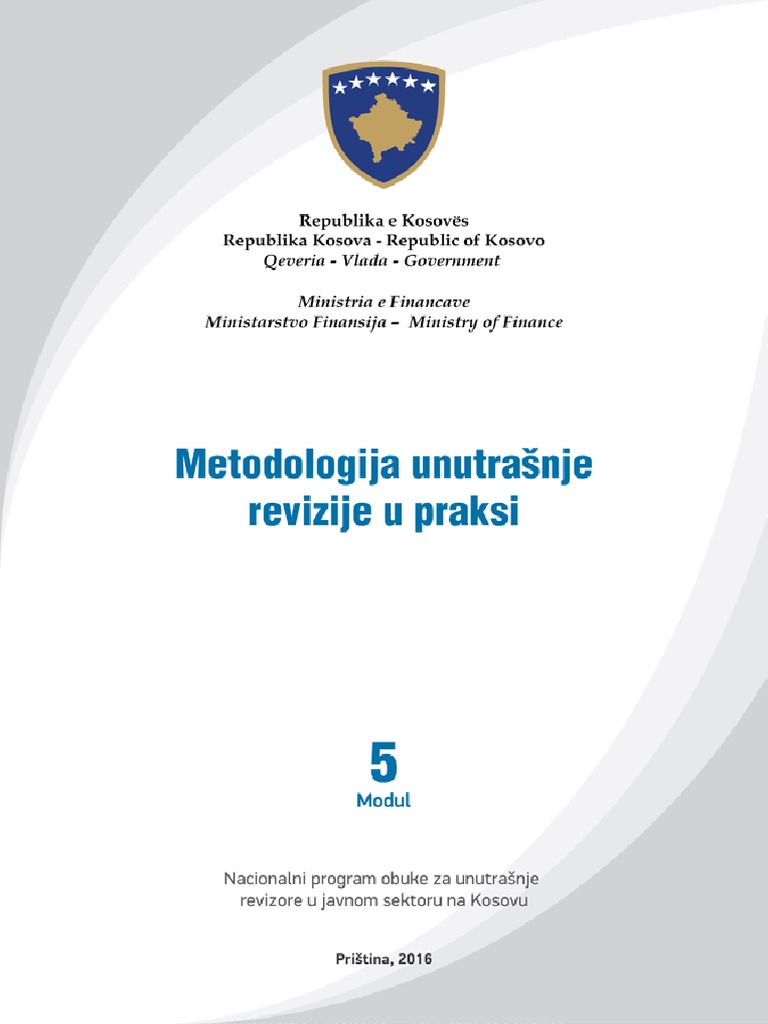 Metodologija Unutrasnje Revizije | PDF