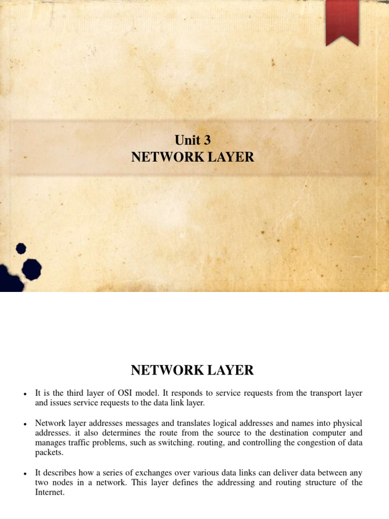 Network Layer | PDF | Routing | Computer Network