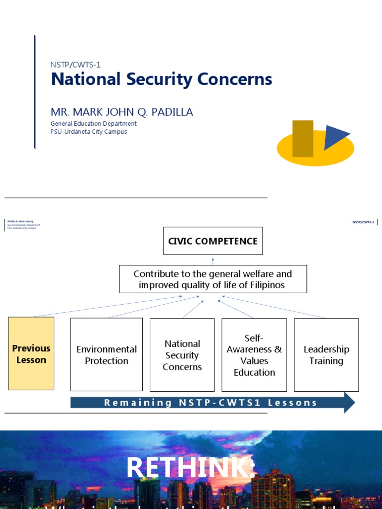 National Security Concerns: Exploring Threats to the Philippines and ...