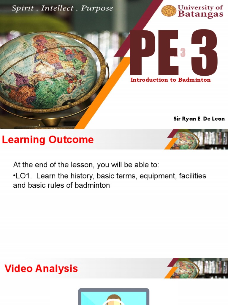 Introduction to Badminton Basics | PDF | Racquet Sports