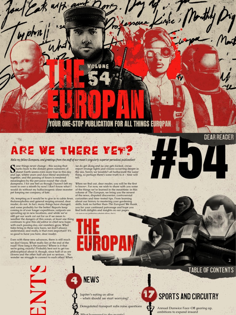 The Europan - Volume 54 | PDF | Europa (Moon)