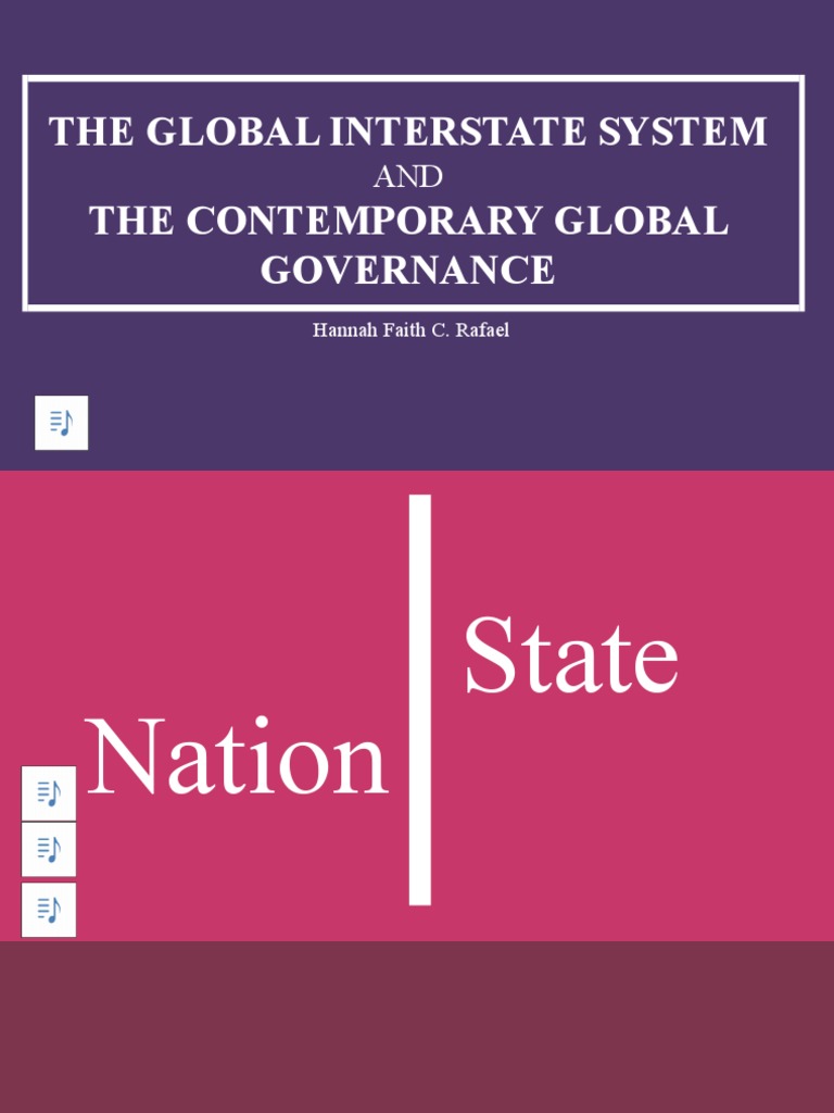 Global Interstate System and The Contemporary Global Governance | PDF