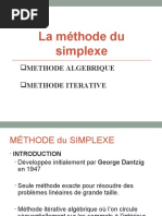 Cours 4 - Méthode de Simplexe | PDF | Optimisation linéaire | Programmation informatique