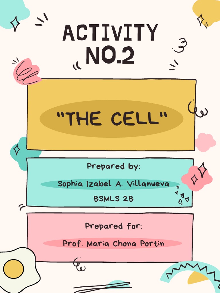 Activity 2 (The Cell) | PDF | Cell Nucleus | Cell (Biology)