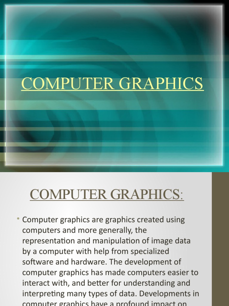 Computer Graphics (II) | PDF | Computer Graphics | Computer Aided Design
