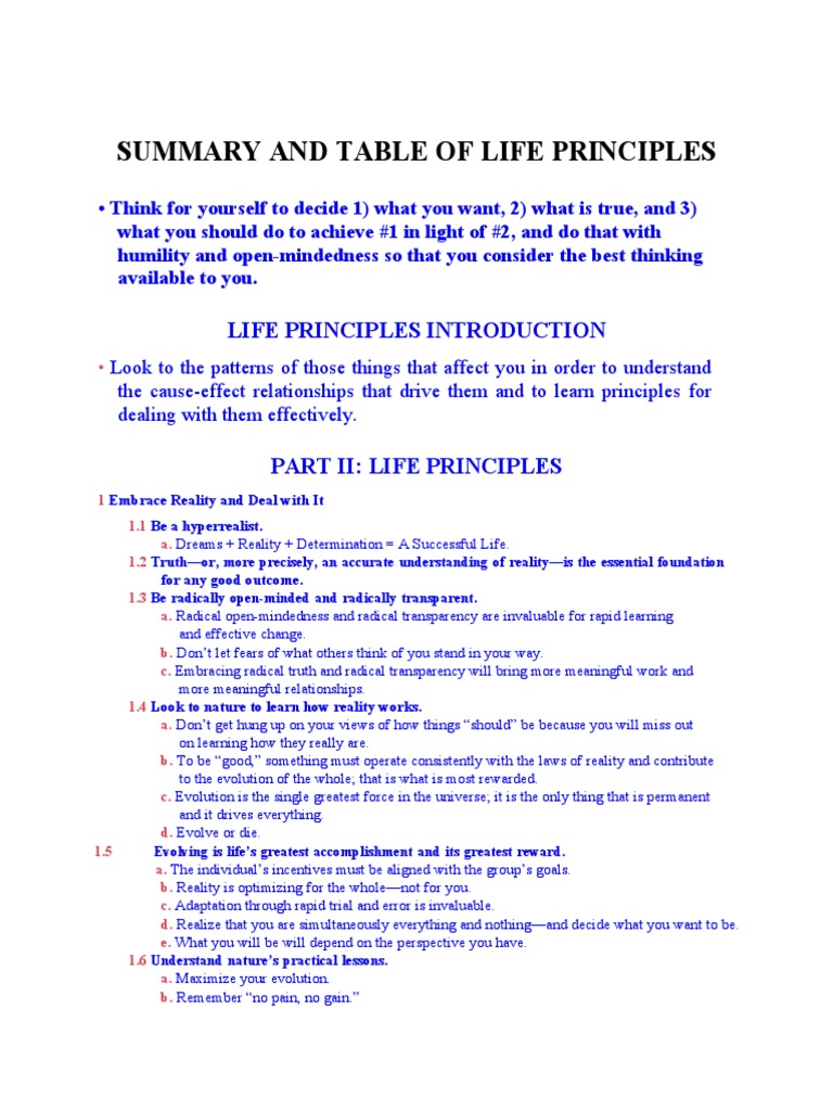 Principles - Life and Work (PDFDrive) (1) - 235-239 | PDF | Goal ...