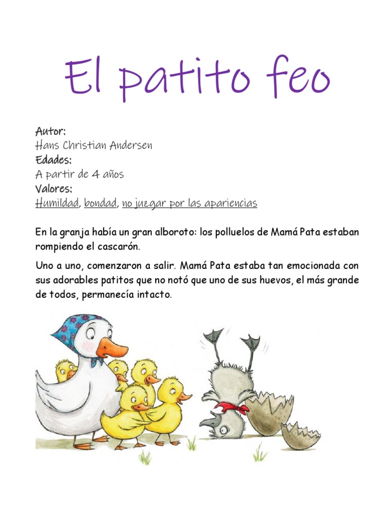 El Patito Feo | PDF | El patito feo