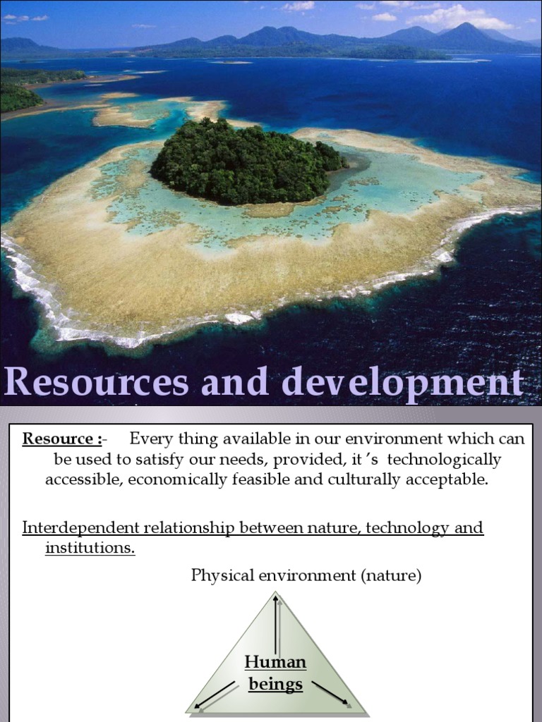 Resources and Development | PDF | Resource | Soil