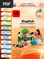 ENGLISH 10 Q2 Module 2 Lesson 2 | PDF | Question | Rhetoric