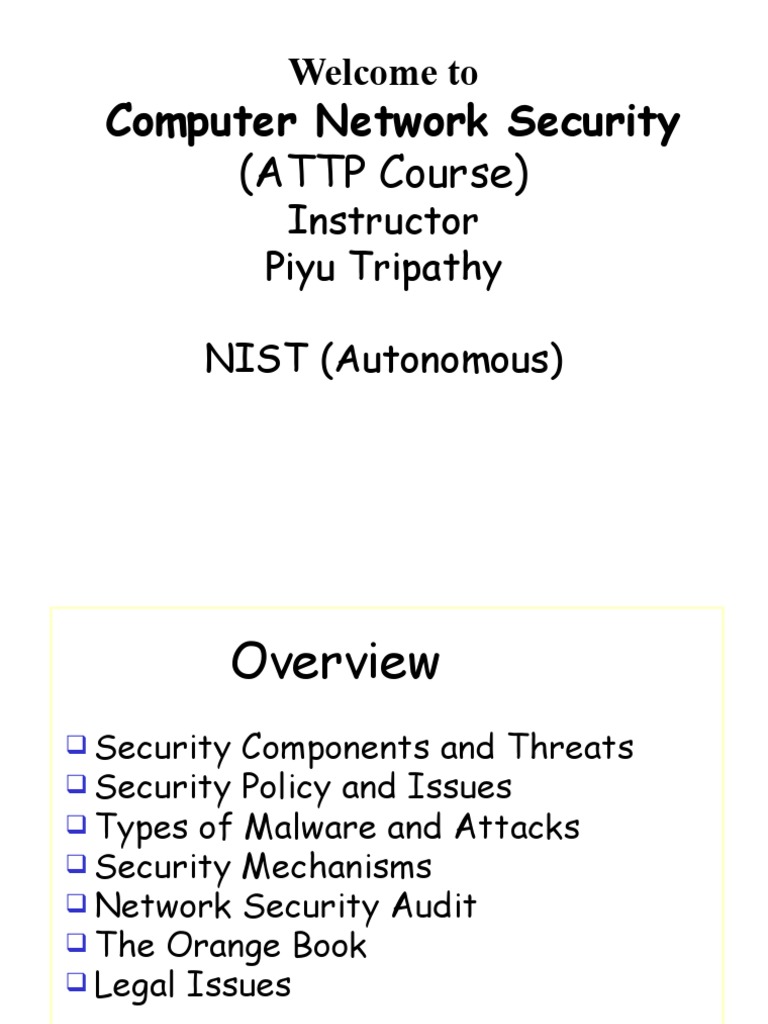 Computer Networks Note | PDF | Security | Computer Security