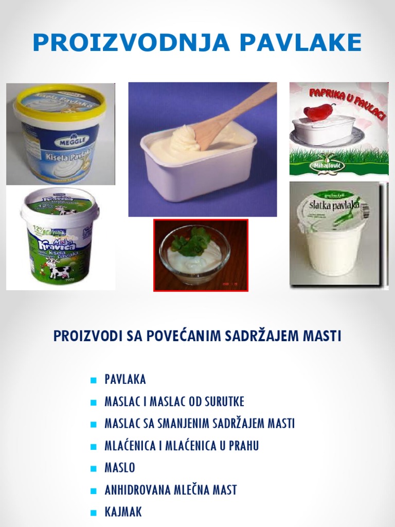 Proizvodnja Pavlake 12 | PDF