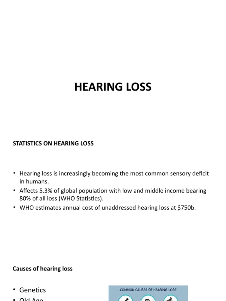 Hearing Loss Presentation. | PDF | Hearing Aid | Hearing Loss