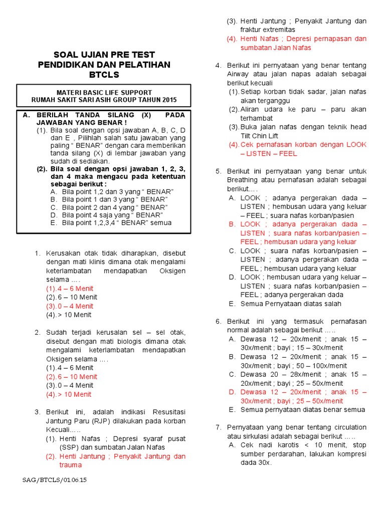 Pre Test Post Test | PDF