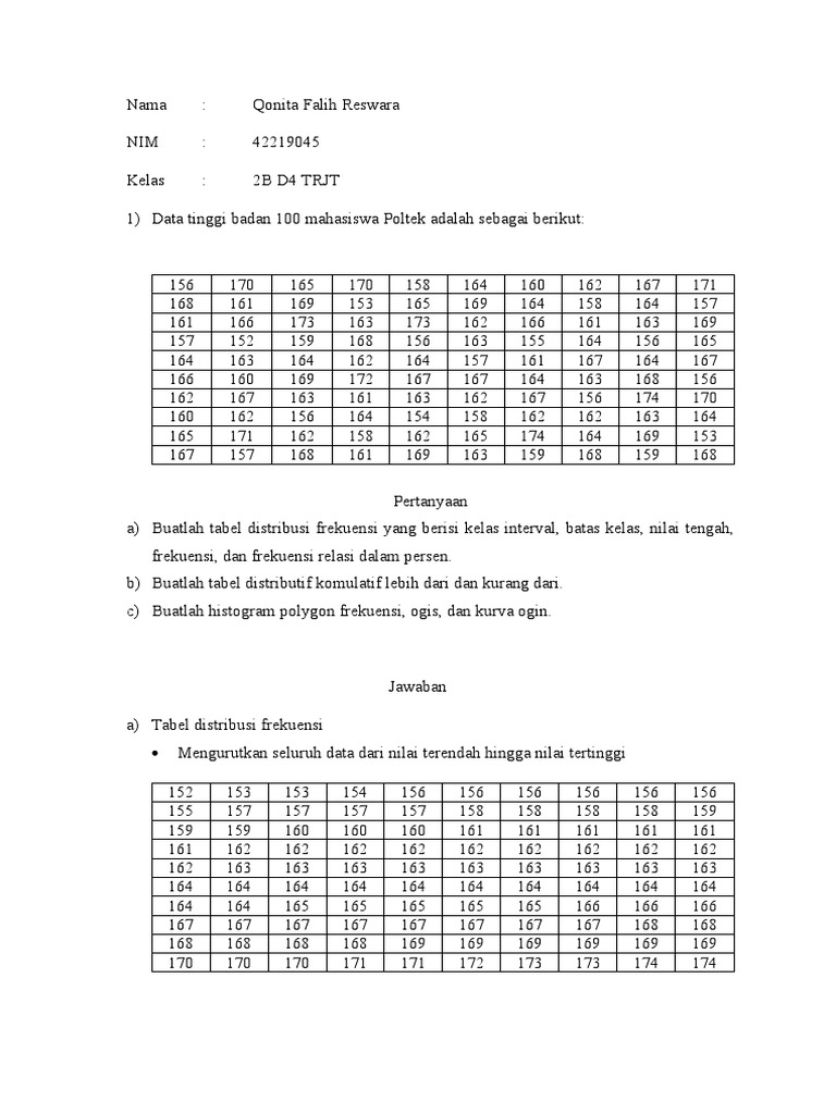 Tugas 2 Prob Dan Stat | PDF