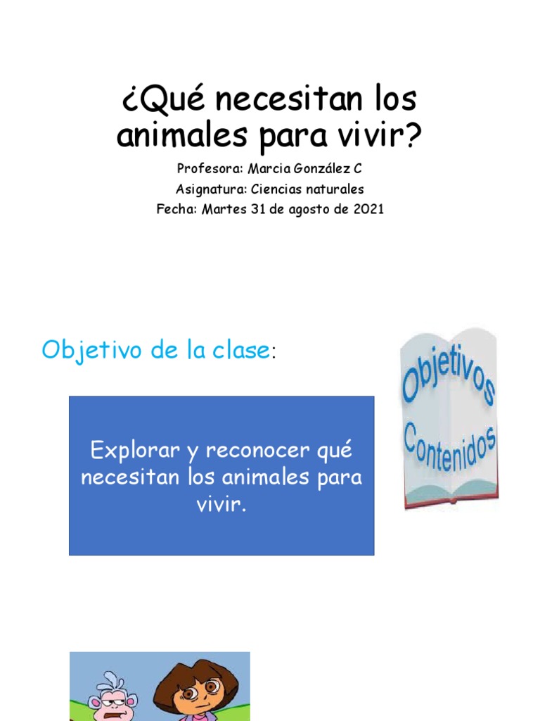 Qué Necesitan Los Animales para Vivir | PDF | Ciencias sociales