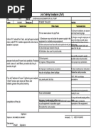 JSA For Bolt Tightening, Grating Removal | PDF | Hazards | Oil Spill