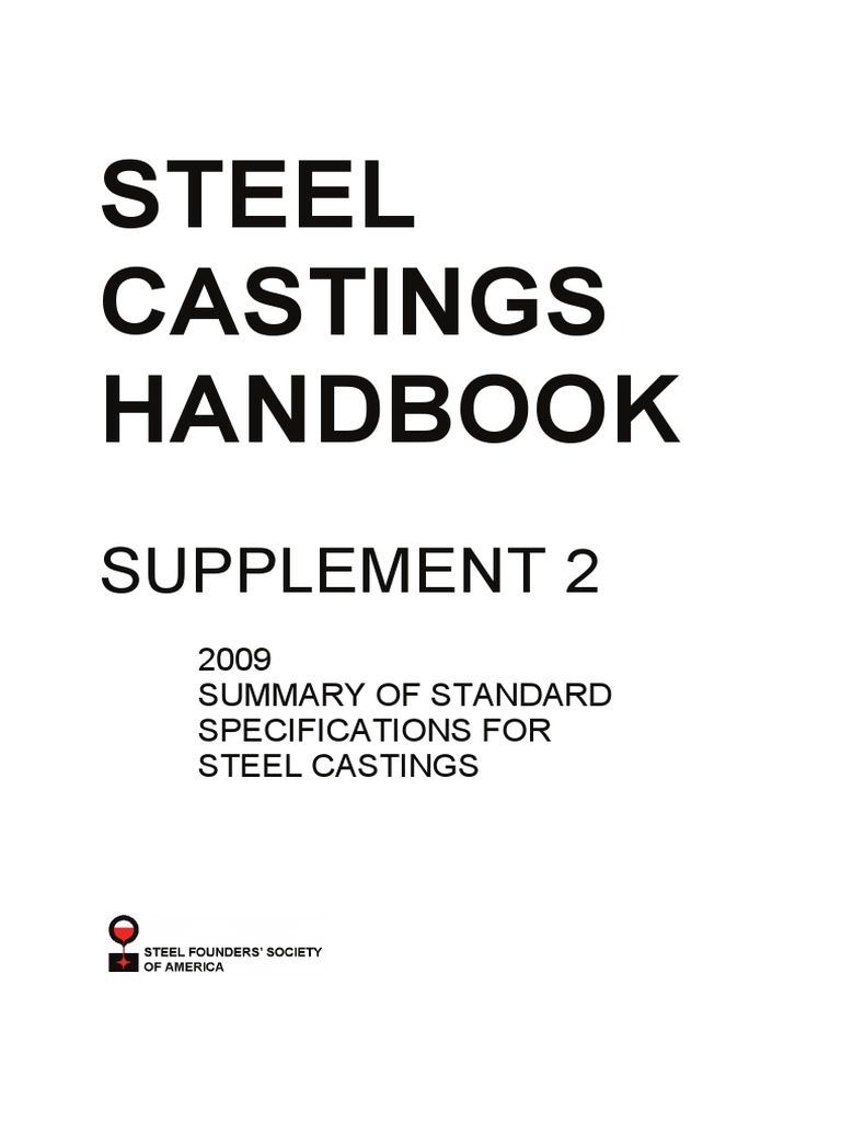 Summary of Steel Castings Standards 2009 | PDF | Casting (Metalworking ...