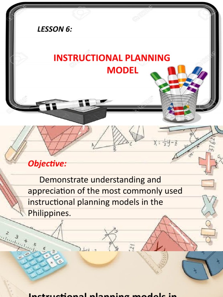 Instructional Planning Models in the Philippines: An Overview of the ...
