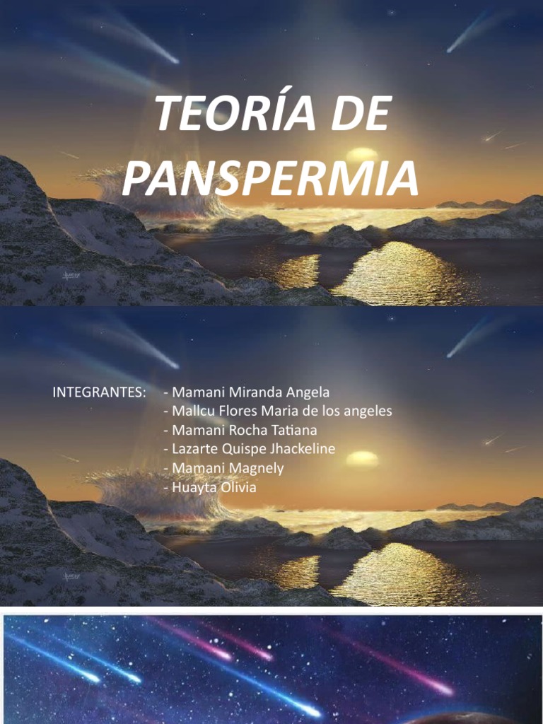 Teoria de Panspermia | PDF | Ciencias fisicas | Science
