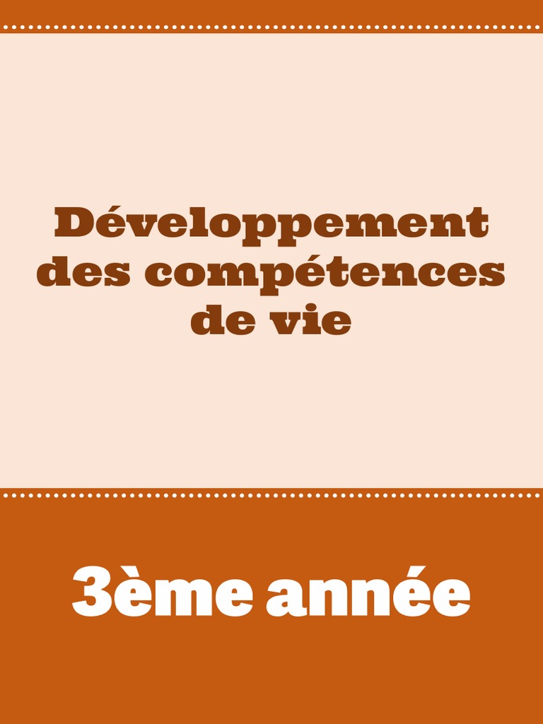 Compétences de vie en 3ème AEP | PDF | Pédagogie | Sécurité routière