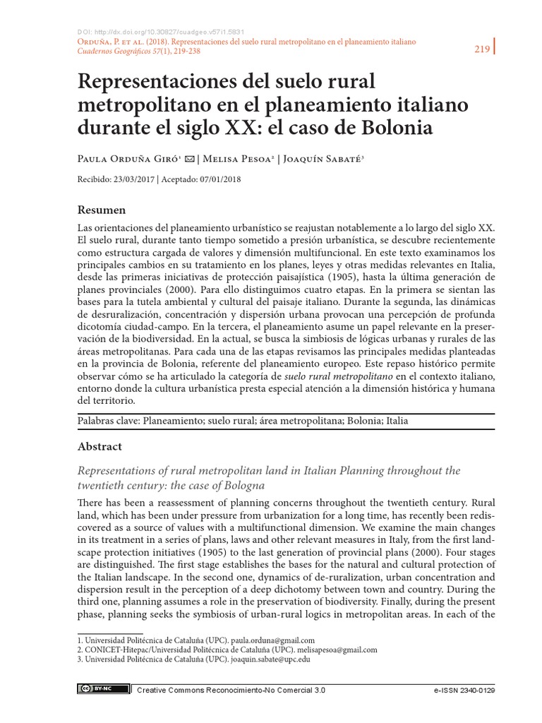 Plan 6404932 Bolonia | PDF | Planificación urbana | Urbanismo
