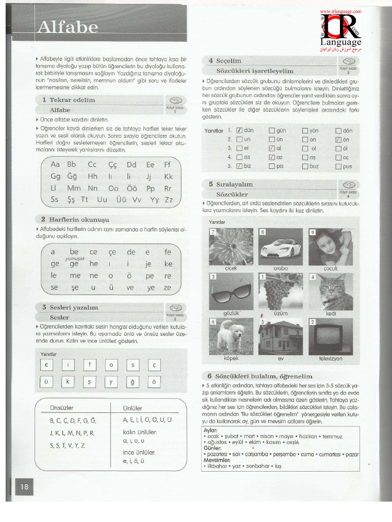 Yeni Hitit 1 Answer - Student Book Answer | PDF