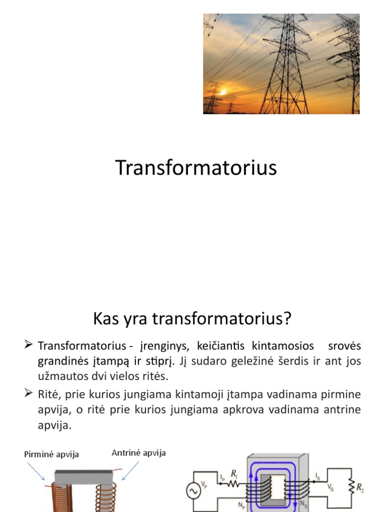 Transformatorius | PDF