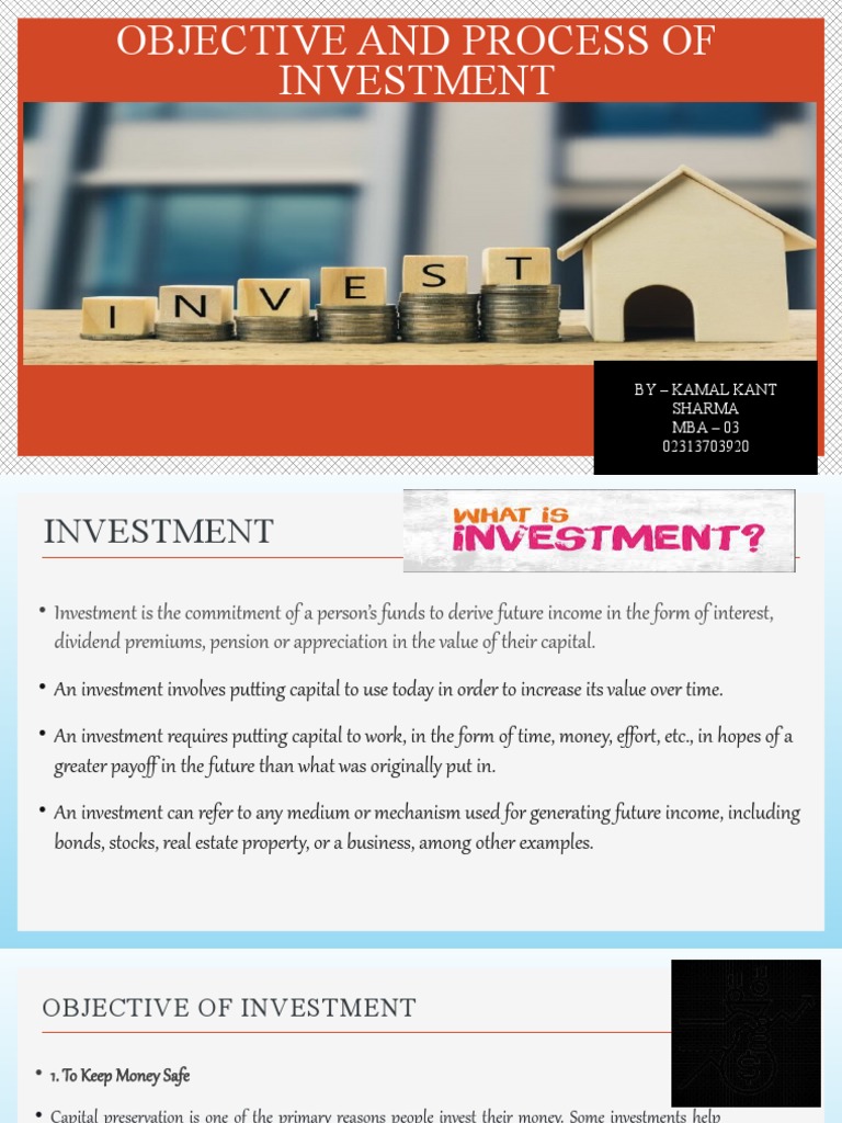 Objective and Process of Investment | PDF | Investing | Investor