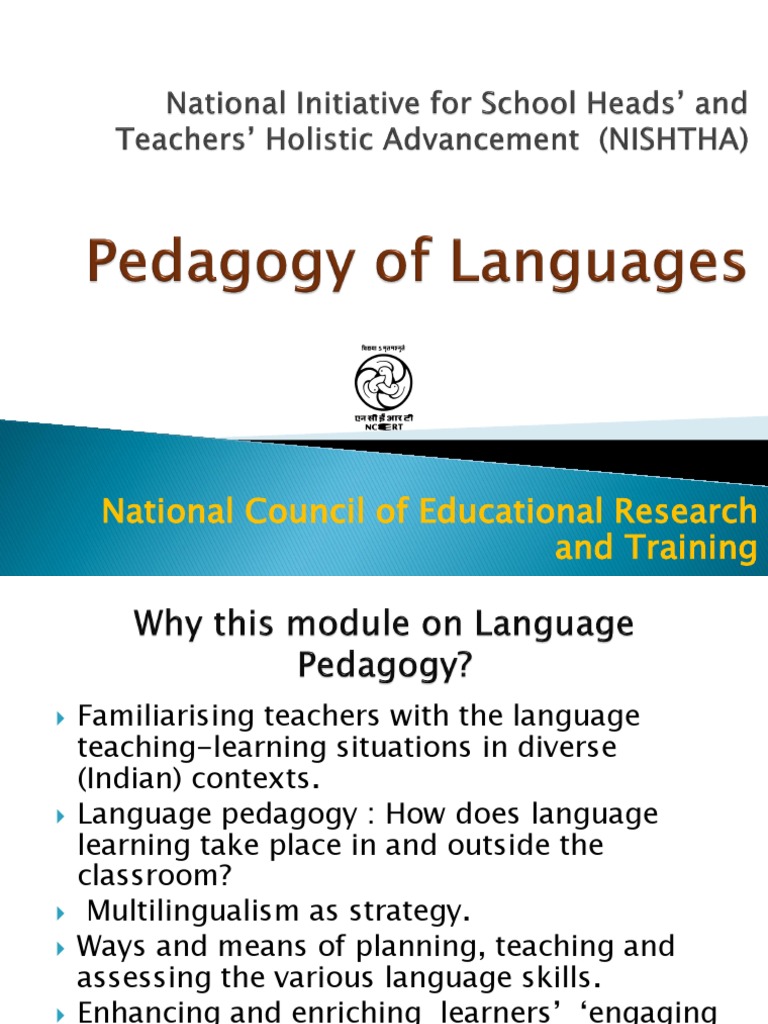 Pedagogy of Languages | PDF | Language Education | Pedagogy