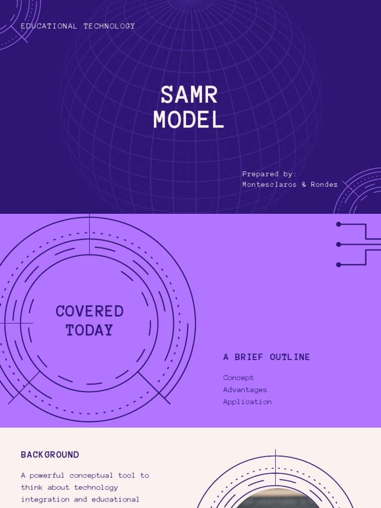 Samr Model: Educational Technology | PDF | Educational Technology | Teaching