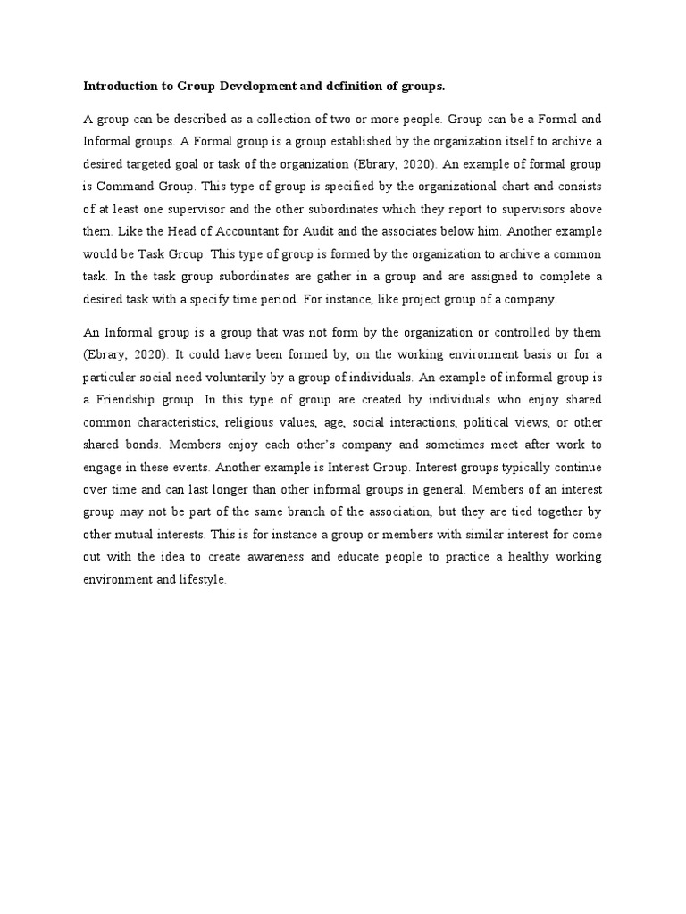 5 Stages of Group Development | PDF | Leadership | Leadership