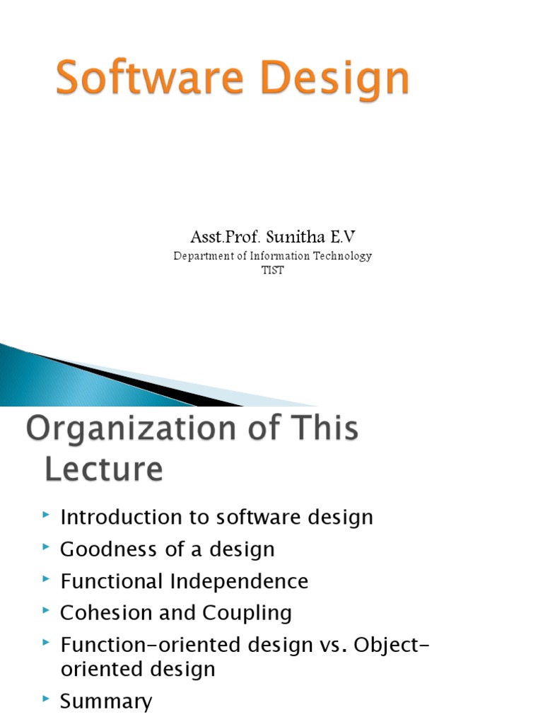 An Overview Of Software Design Concepts And Principles Pdf