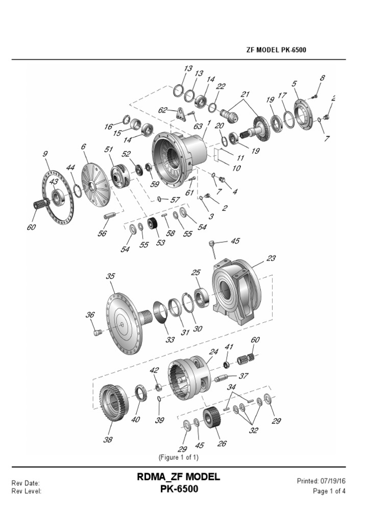 ZF Model PK-6500 | PDF | Washer (Hardware) | Machines