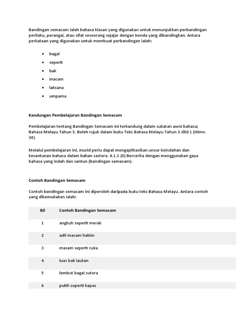 Perbandingan Semacam | PDF