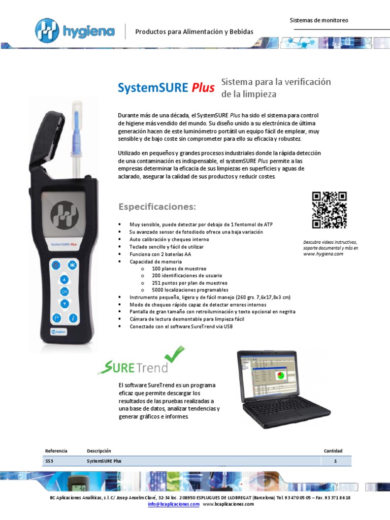 Monitoreo de Higiene con SystemSURE Plus | PDF | Software | Ingeniería ...