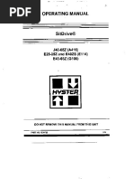 MHE Checklist | PDF | Forklift | Elevator