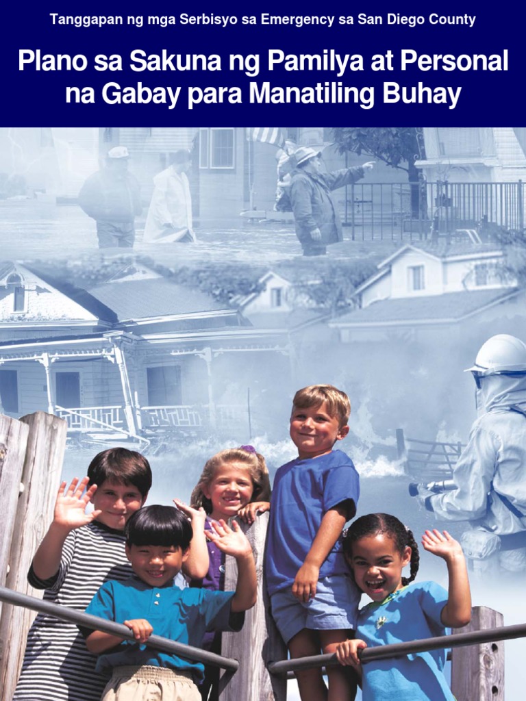 Family Disaster Plan Tagalog | PDF