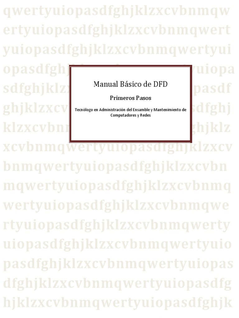 Manual Básico de DFD-F | PDF | Puerta lógica | Programa de computadora