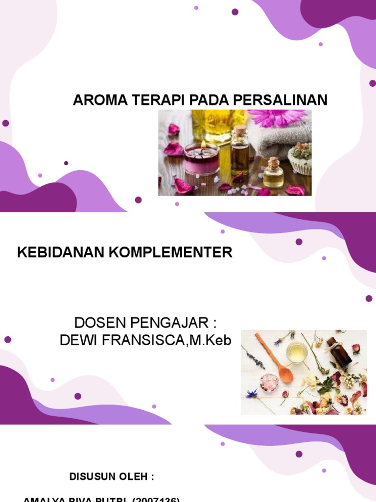 Aroma Terapi Tugas Kebidanan Komplementer | PDF