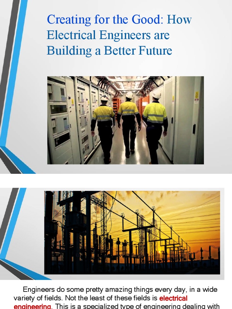 Electrical Engineers Build The Future | PDF | Electrical Engineering ...