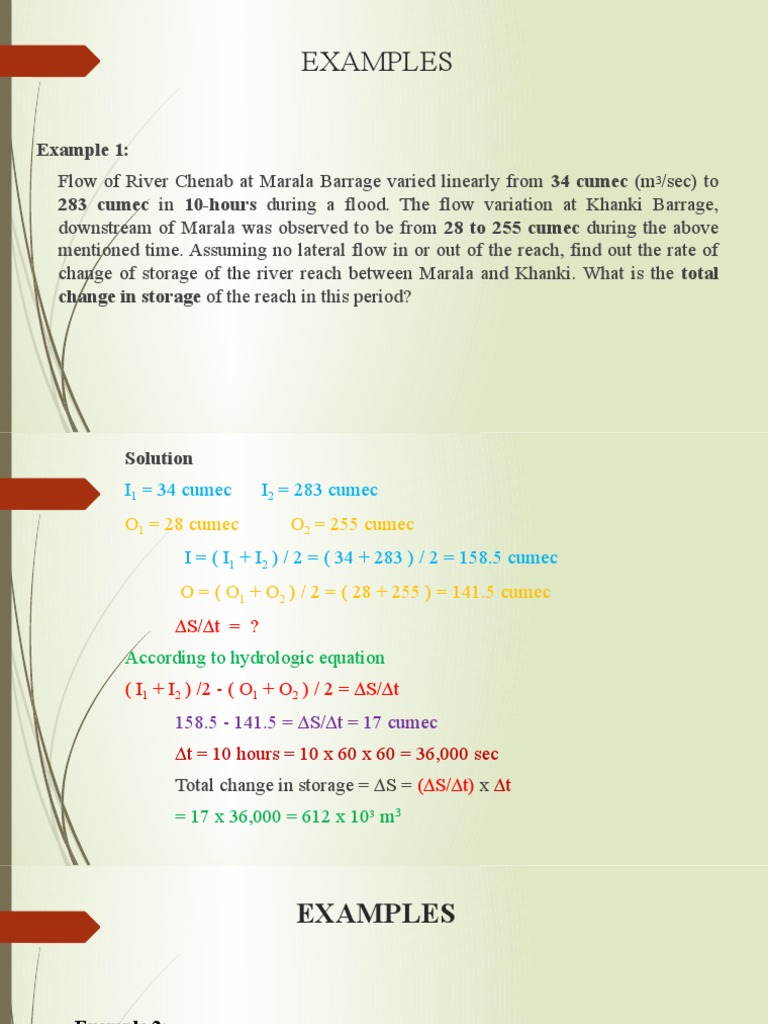 Hydrologic Calculations and Examples | PDF | Drainage Basin | Surface ...