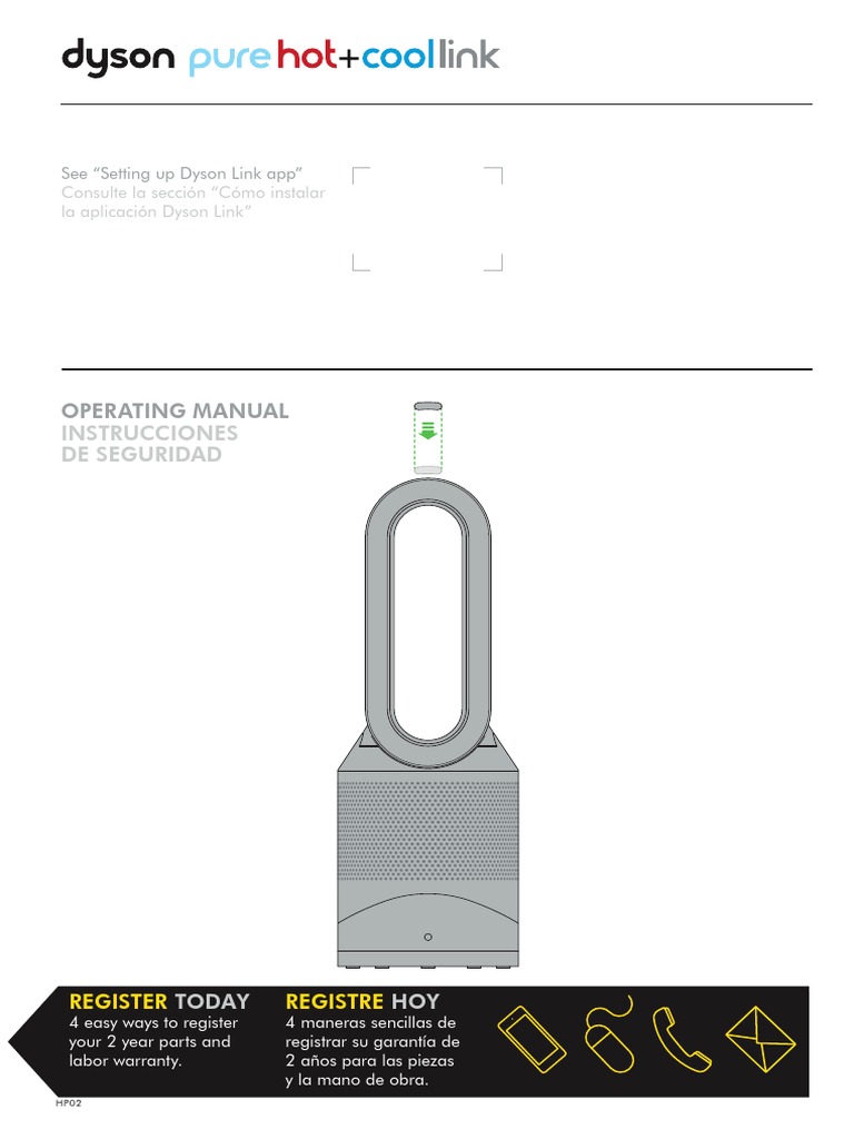 [TITLE] Instructions for safe use and proper registration of Dyson ...