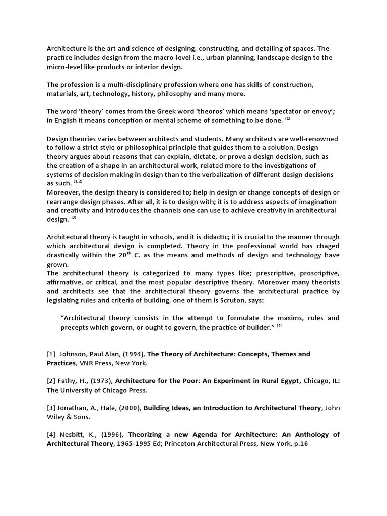 Intro | PDF | Design | Theory