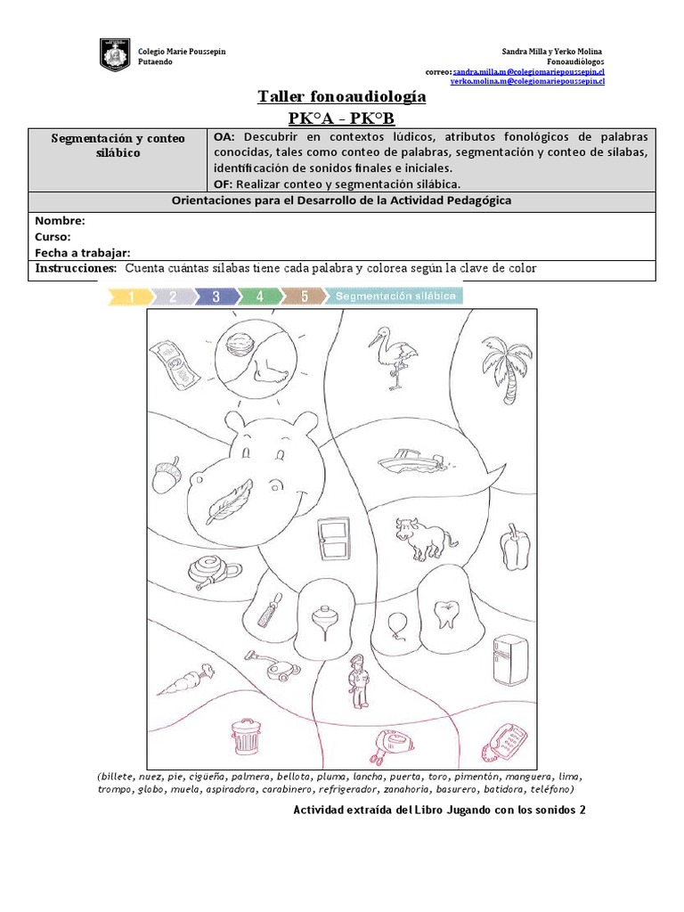 Guías Pre Kinder (2da Entrega) | PDF | Sílaba | Voz humana