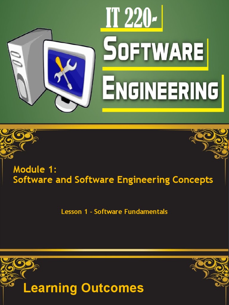 IT220 Module 1 - Software and Software Engineering Concepts | PDF ...