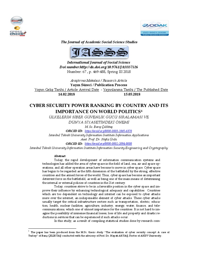 Cyber Security Power Ranking by Country | PDF | Security | Cyberwarfare