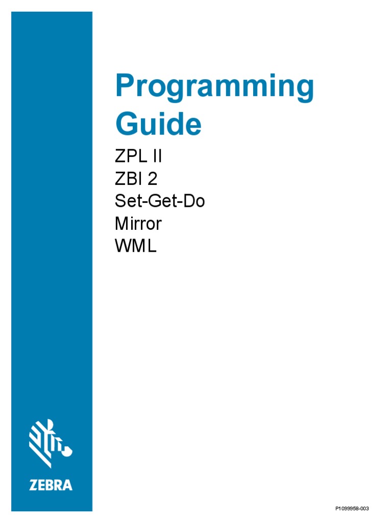 ZPL Zbi2 PM en MANUAL | PDF | Proprietary Software | Trademark