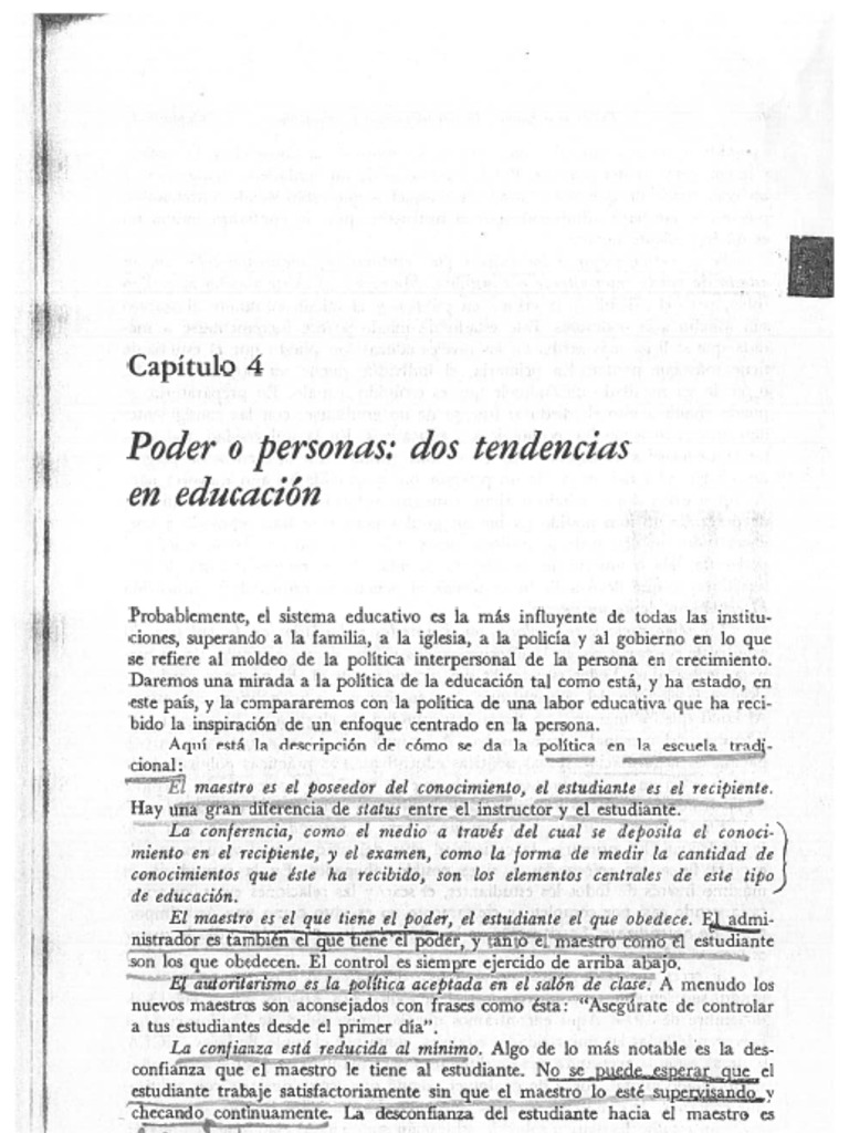 Rogers Carl - El Poder de La Persona Capitulo 4 | PDF